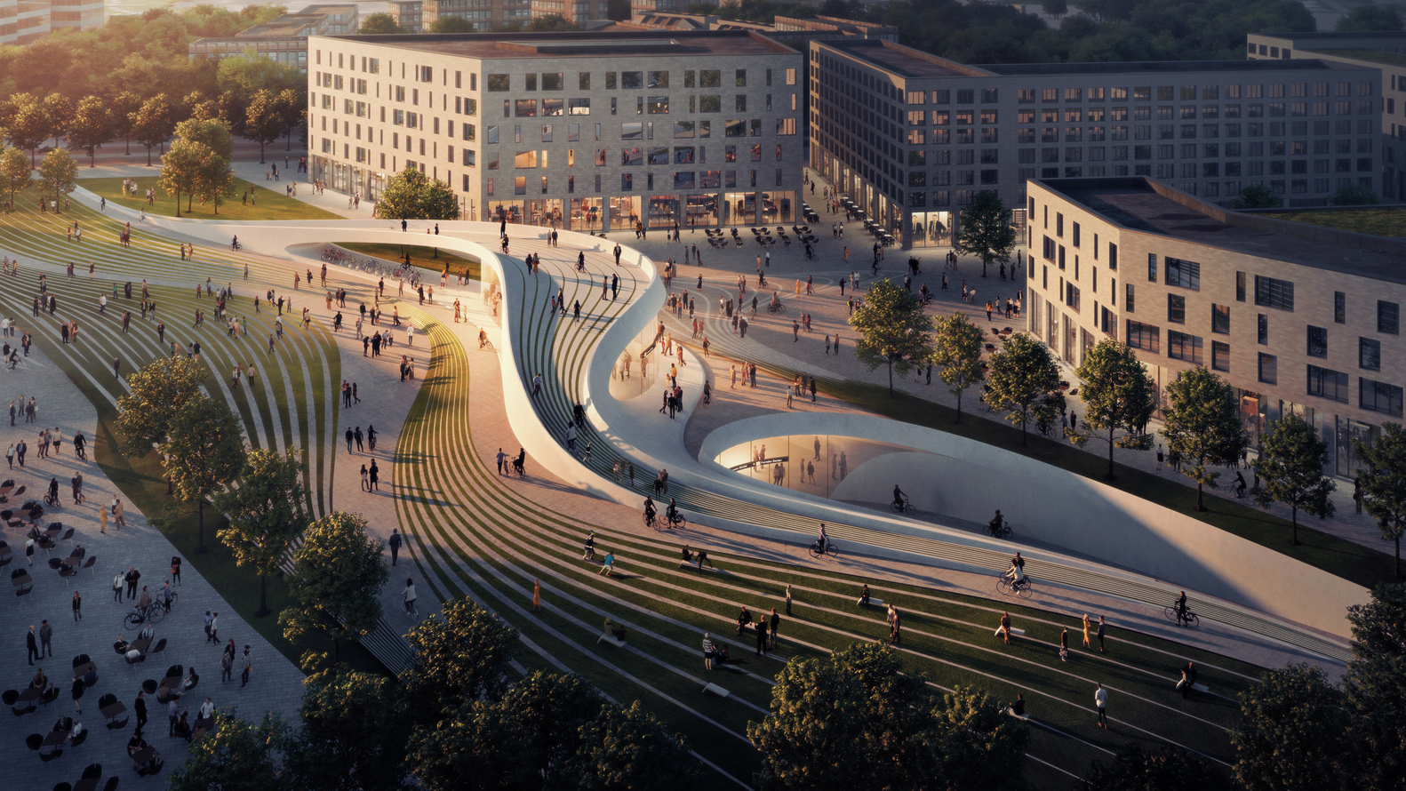 How 3D rendering can help architects create public spaces